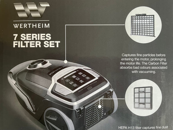 Wertheim Series 7 W9000 HEPA Filter Set – Vacbagdirect
